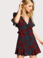 China sexy v neck design woman dress for sale