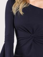 China summer one shoulder women fashion dress for sale