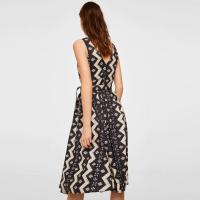 China Factory price woven ladies summer office dress for sale
