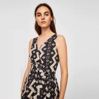 China Factory price woven ladies summer office dress for sale