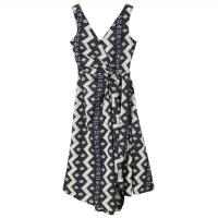 China Factory price woven ladies summer office dress for sale
