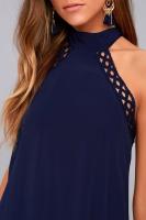 China sexy backless halter lady dress for sale