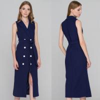 China wholesale blue sleeveless blazer dress for sale