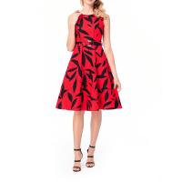 China Women Sleeveless Casual Print Dress for sale