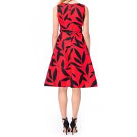 China Women Sleeveless Casual Print Dress for sale