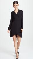 China V Neck Long Sleeve Lady Dress New Design for sale
