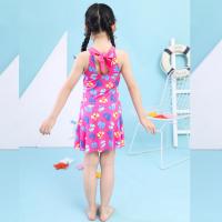 China Sunny Girls Swim Suit Two Pieces Shirt Girl Push Up Swimsuit For Children Swimsuit Dress for sale