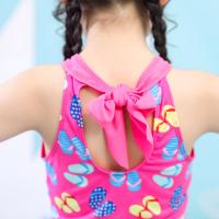 China Sunny Girls Swim Suit Two Pieces Shirt Girl Push Up Swimsuit For Children Swimsuit Dress for sale