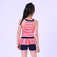 China 2019 Popular Stripe  Split Skirt Swimming Suit for sale