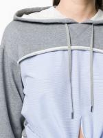 China Custom Tie Front Hoodies Sweatshirts For Women for sale