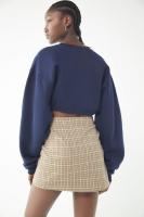 China Fall Drawstring Hem Cropped Sweatshirt for sale