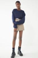 China Fall Drawstring Hem Cropped Sweatshirt for sale