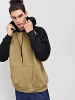 China Winter Wholesale Men Cut And Sew Hooded Sweatshirt for sale