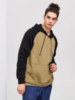 China Winter Wholesale Men Cut And Sew Hooded Sweatshirt for sale