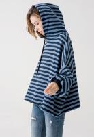 China Women Boutique Clothes Custom Stripe Hoodies  Sweatshirts for sale