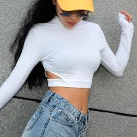 China Fitness Clothing Long Sleeve T-Shirt Women Sexy for sale