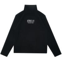 China Turtle Neck Women Winter Clothing Hoodies Embroidery for sale