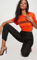 China Overdress ladies printed T shirt with O neck for sale