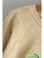 China China Manufacturer Women Embroidered Crew Neck T Shirt For Girl for sale