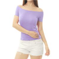 China Off The Shoulder Cute Clothing T Shirt For Women for sale