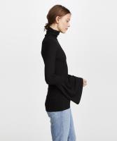 China Clothing Women Long Bell Sleeve T Shirt Women for sale