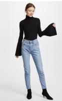 China Clothing Women Long Bell Sleeve T Shirt Women for sale