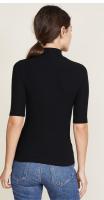 China Simple Design Clothing Black T Shirt Women for sale