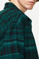 China New Collection Long Sleeve Plaid Oversozed Shirts for Men for sale