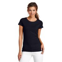 China Wholesale Cheap Plain Tee Custom Logo 180G Cotton Woman T-shirt in bulk for sale