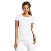 China Wholesale Cheap Plain Tee Custom Logo 180G Cotton Woman T-shirt in bulk for sale