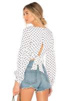 China 2019 ladies Fashion new spring women blouse crop top for sale