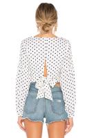 China 2019 ladies Fashion new spring women blouse crop top for sale