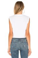 China Wholesale 100% Cotton Customized Clothing  White Sleeveless Crop Tank Top for sale
