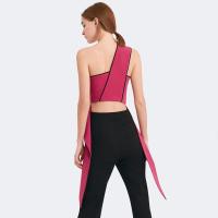 China 2018 Fashion neck lady pink tops for sale