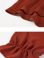 China Ladies Top Fashion Plain Blouse for sale