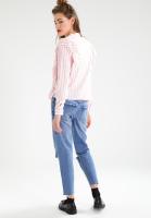 China Fashion Stripe Blouses For Ladies for sale