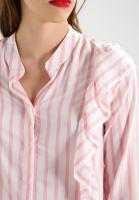 China Fashion Stripe Blouses For Ladies for sale