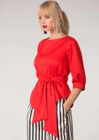China Puff Sleeve Blouse Designs For Women for sale
