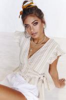 China 2017 Latest wrap summer women tops for sale