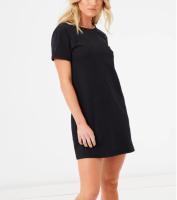 China Wholesale crew neck slim fit short sleeve simple blank t-shirt dress for sale