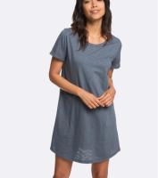 China Wholesale crew neck slim fit short sleeve simple blank t-shirt dress for sale