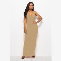 China Plus size solid soft cotton summer fashion casual long t-shirt dress for sale