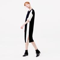China OEM Casual Clothing Fashion Patchwork T-Shirt Dress Women for sale