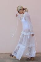 China Clothing Fashion Women See-Through Sexy Beach Cover Up Dresses for sale