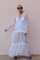 China Clothing Fashion Women See-Through Sexy Beach Cover Up Dresses for sale