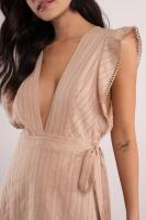 China Boho Sexy Short Wrap Women Dress Beach for sale