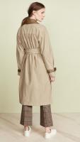 China Fall Clothing Womans Wrap Dress Coat For Women with Slit for sale