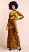 China Clothing Fashion Women Maxi Velvet Dress Casual for sale