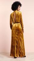 China Clothing Fashion Women Maxi Velvet Dress Casual for sale