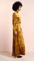 China Clothing Fashion Women Maxi Velvet Dress Casual for sale
